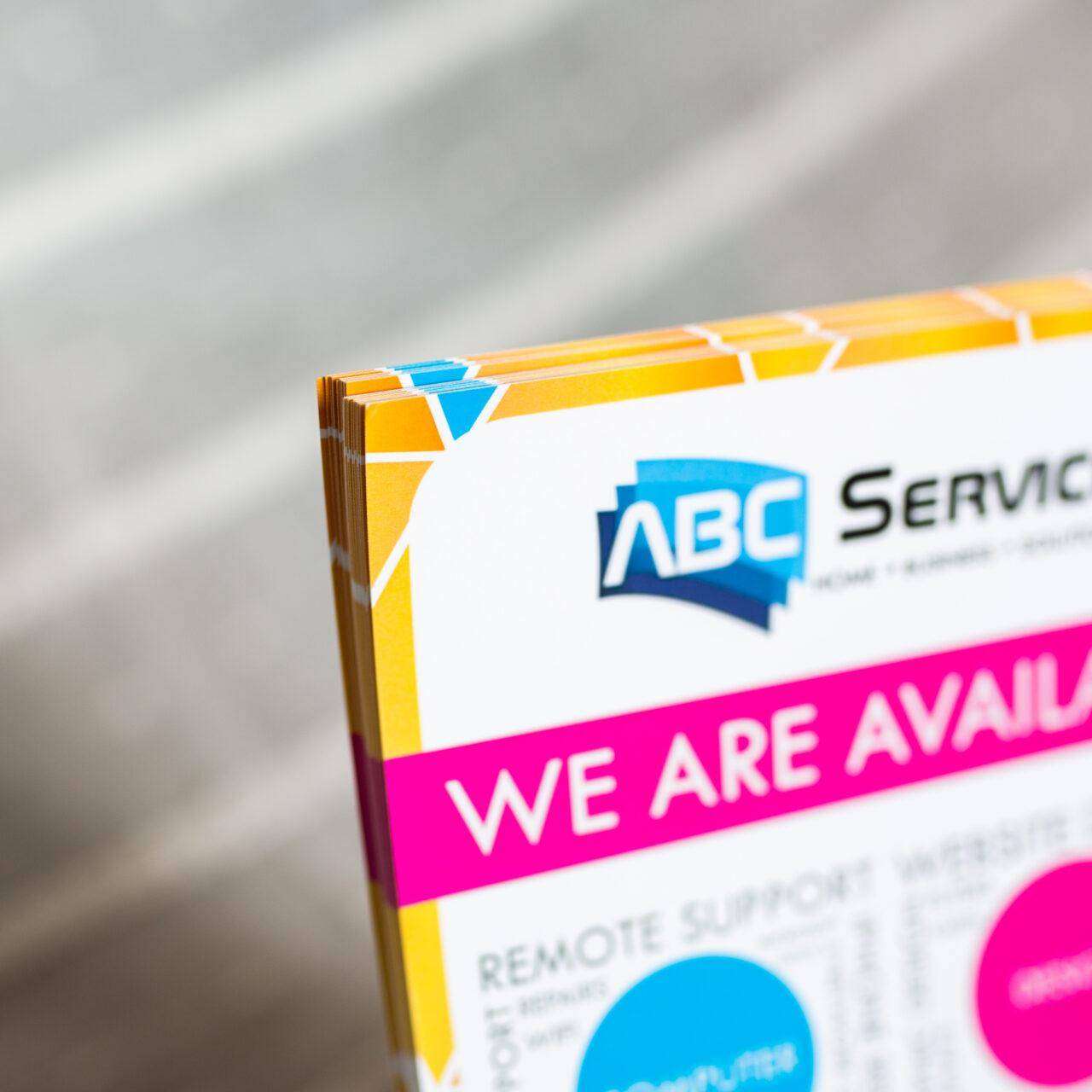 Professional Printing | Flyer Printing & Business Cards | ABC Service